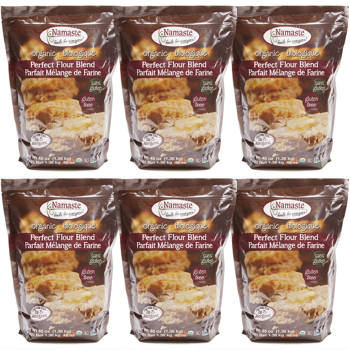 Namaste Organic Gluten Free Perfect Flour Blend, 6-pack — ExclusiveBuys.net